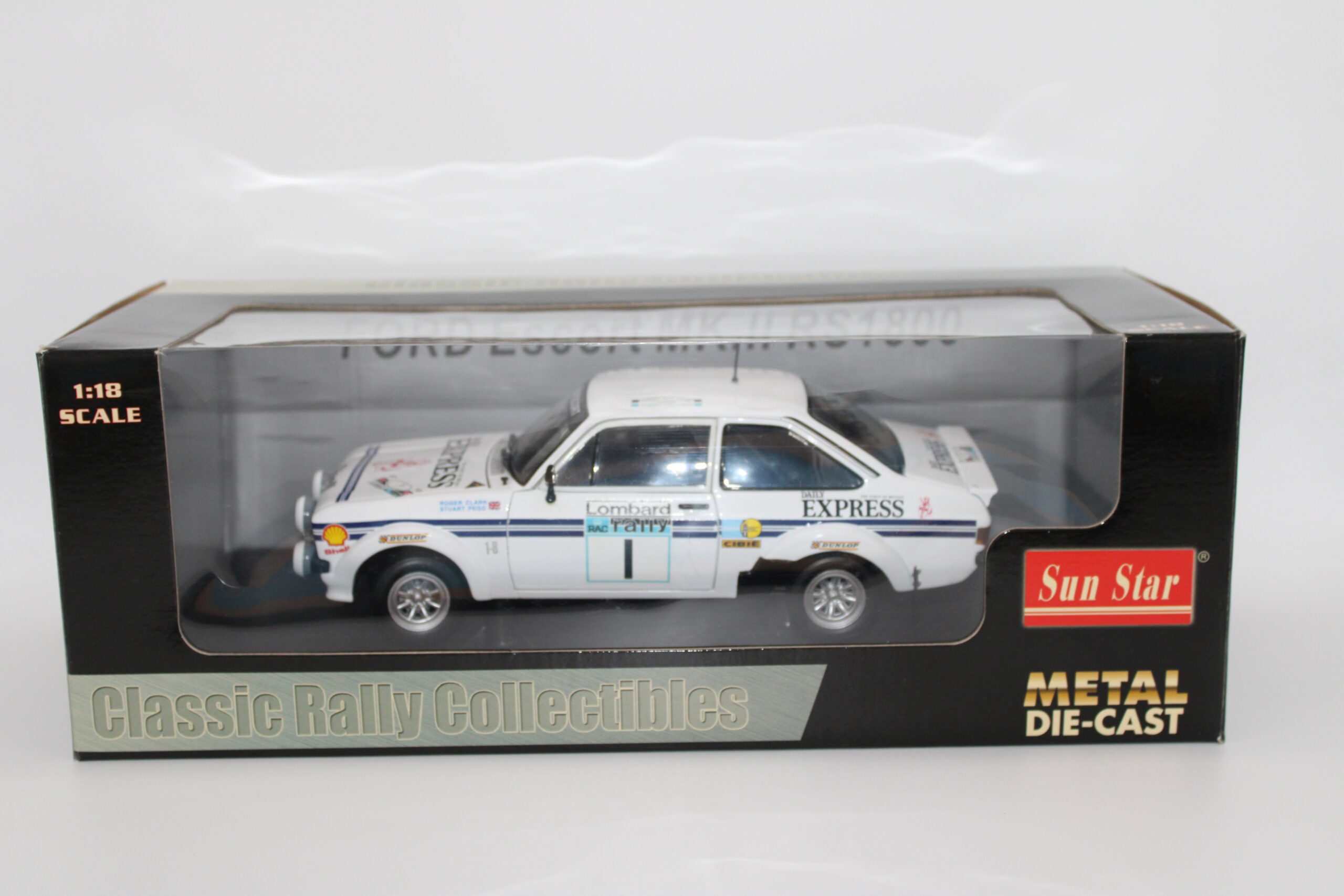 Sunstar Ford Escort Mk.2 RS1800 Daily Express Lombard RAC Rally 1977 ...
