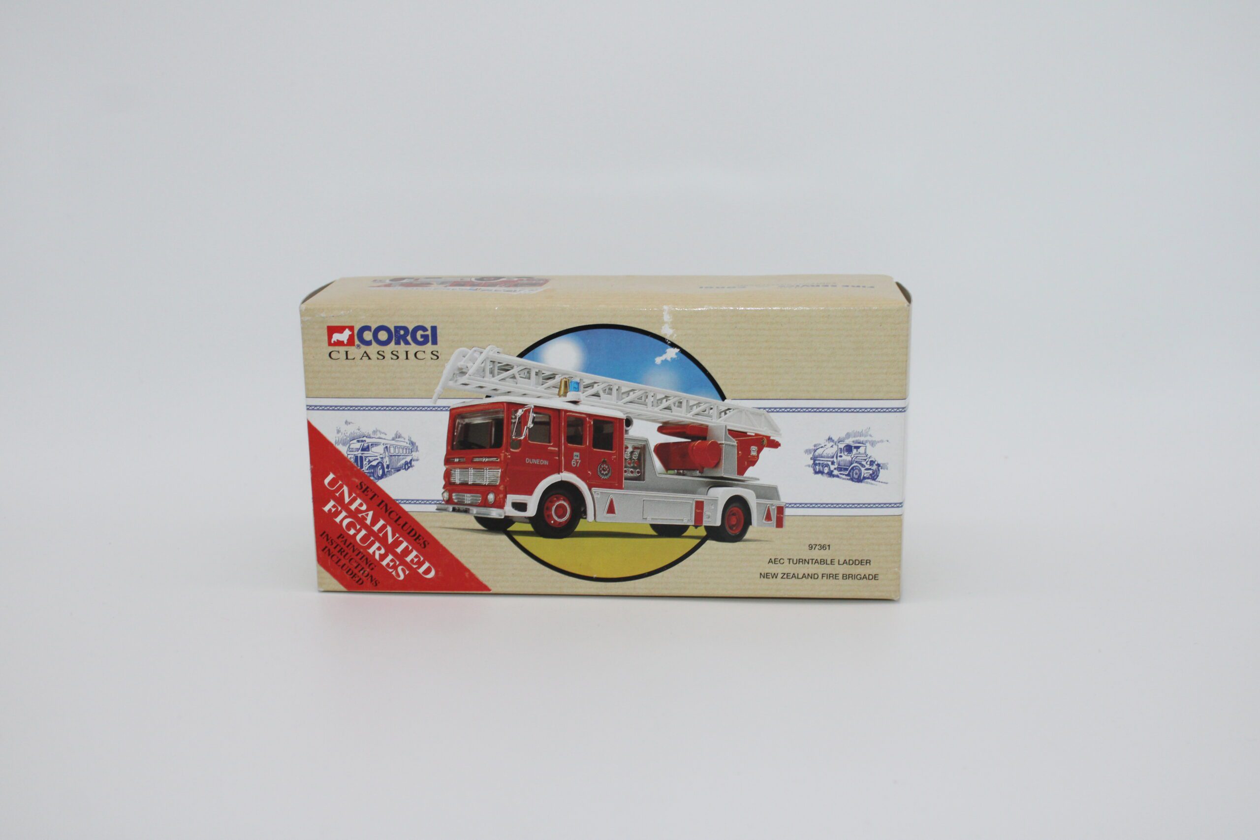 Corgi Classics 97361 AEC Turntable Ladder New Zealand Fire Brigade