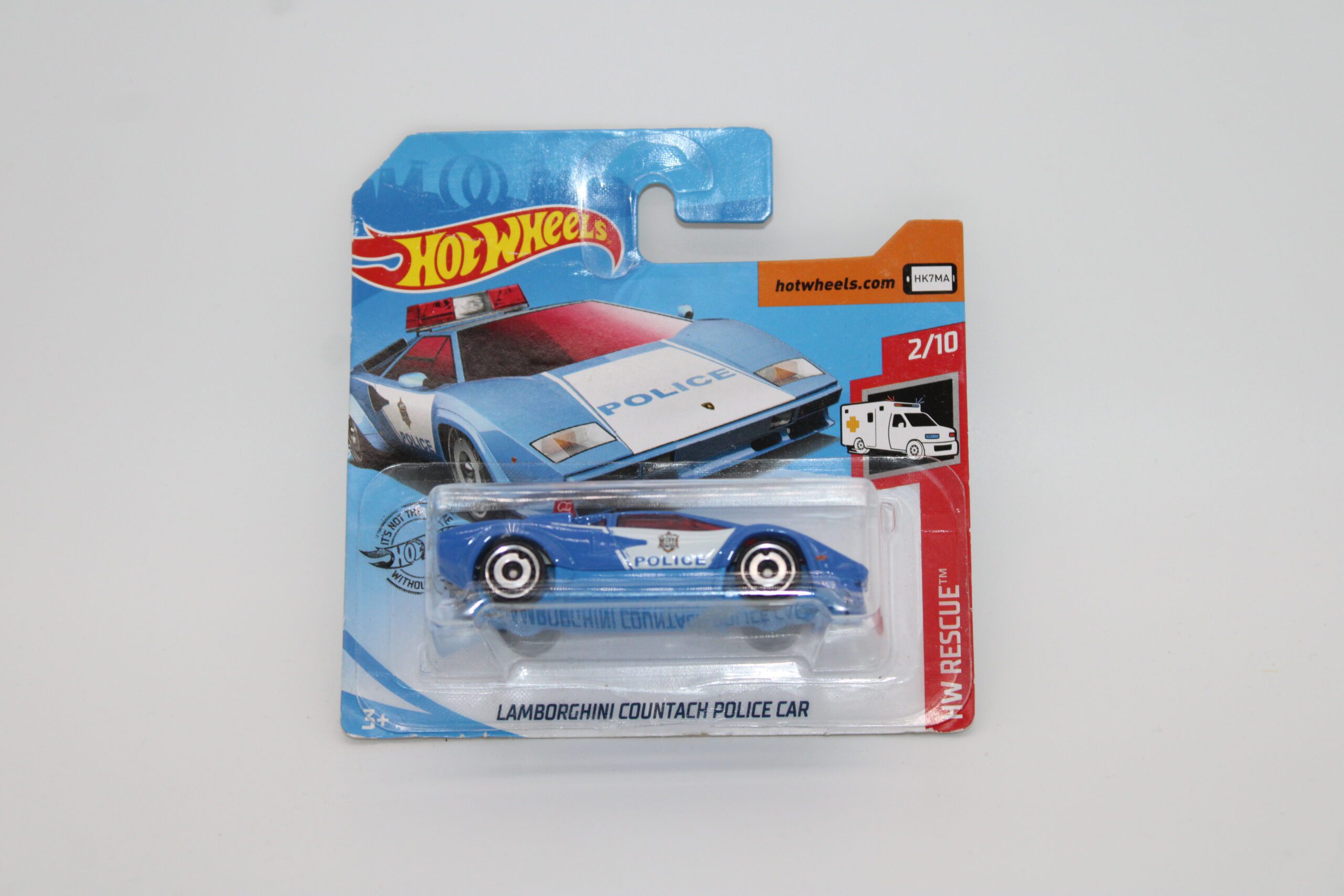 Hot Wheels Lamborghini Countach Police Car Rare - Darlington Diecast